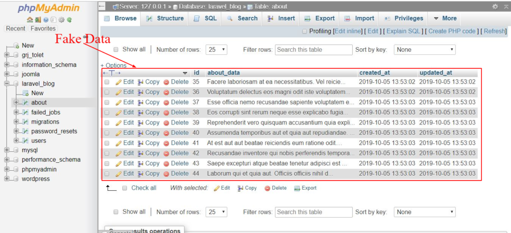 Laravel: Factories and seeders - Stately World